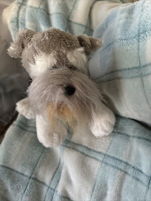 Ganz Webkinz Schnauzer Dog Plush Stuffed Animal HM159 Gray White No ...