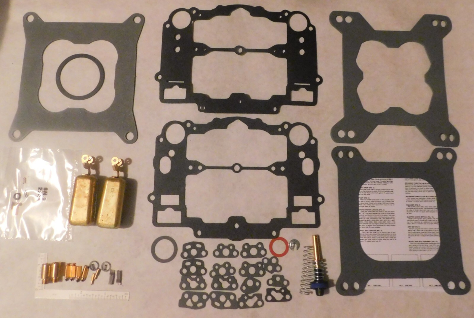 Edelbrock AFB Carb Rebuild Kit 1405 1406 1407 1408 1409 1410 1411 1477 ...