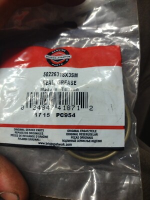 Snapper 5022631sx3sm Grease Seal New OEM | eBay