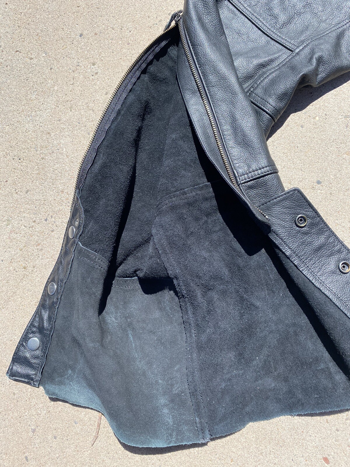 Harley Davidson Motorcycles Mens Leather Riding Chaps Short Large ...