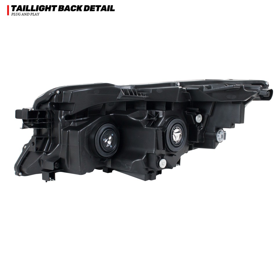 Headlights For Honda Pilot LX 2016-2018 / 17-20 Ridgeline Halogen Lamps ...