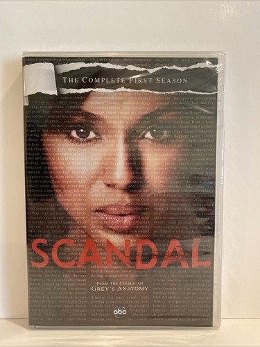 Scandal: The Complete First Season (DVD, 2012) New Sealed Drama ABC ...