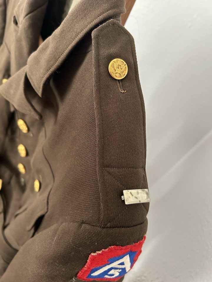 WW2 Wool Uniform Coat / Suit Jacket Officer Military Engineer Army Air ...