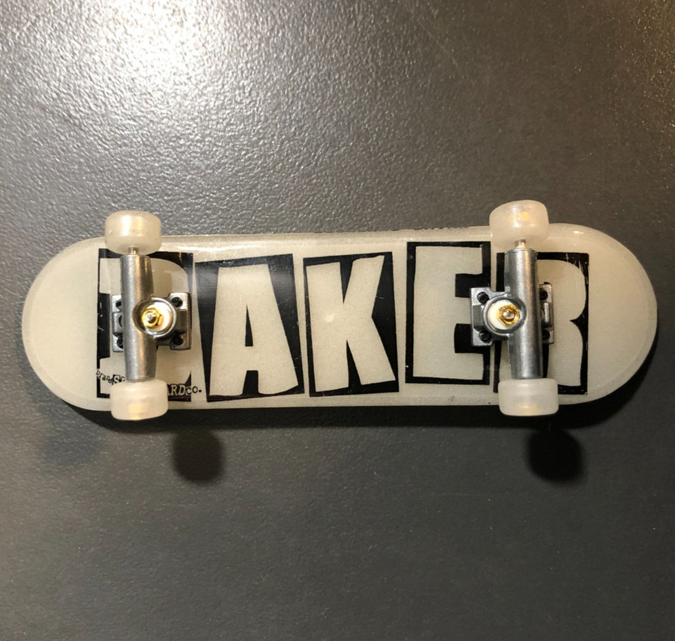 Vintage Rare TECH DECK 'BAKER' Glow in the Dark Fingerboard, Skateboard ...