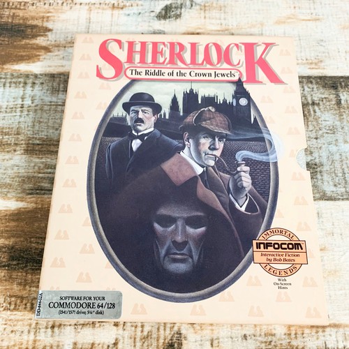 Sherlock Holmes The Riddle Of Crown Jewels (Commodore 64) Complete w ...
