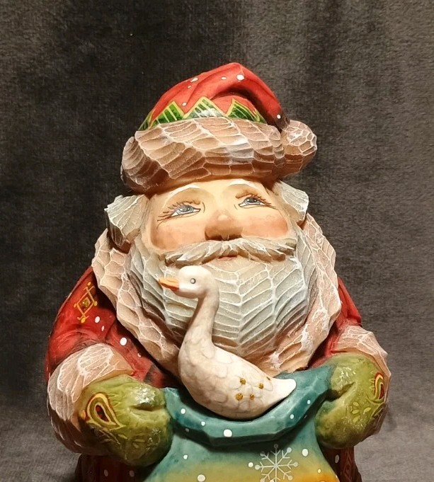 G. DeBrekht "Snow Goose Santa" Limited Edition #518332 Numbered ...