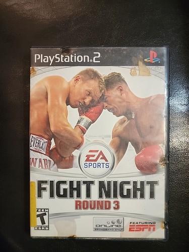 FIGHT NIGHT ROUND 3 boxing game complete in case w/ manual ...
