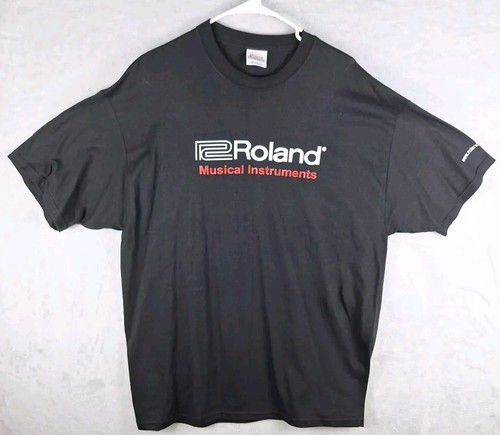 Roland logo T Shirt - Electronic Music Equipment keyboard synth Boss ...