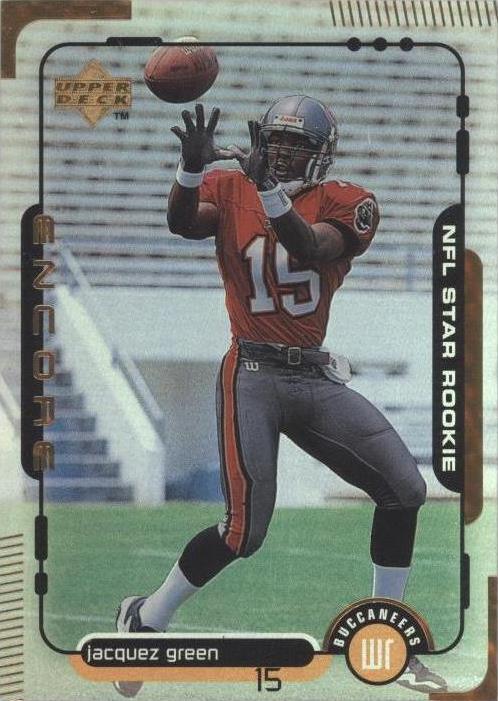 1998 Upper Deck Encore - NFL Star Rookie Jacquez Green #16 F/X /125 (RC ...