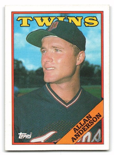 Allan Anderson 1988 Topps BASEBALL #101 Minnesota Twins | eBay
