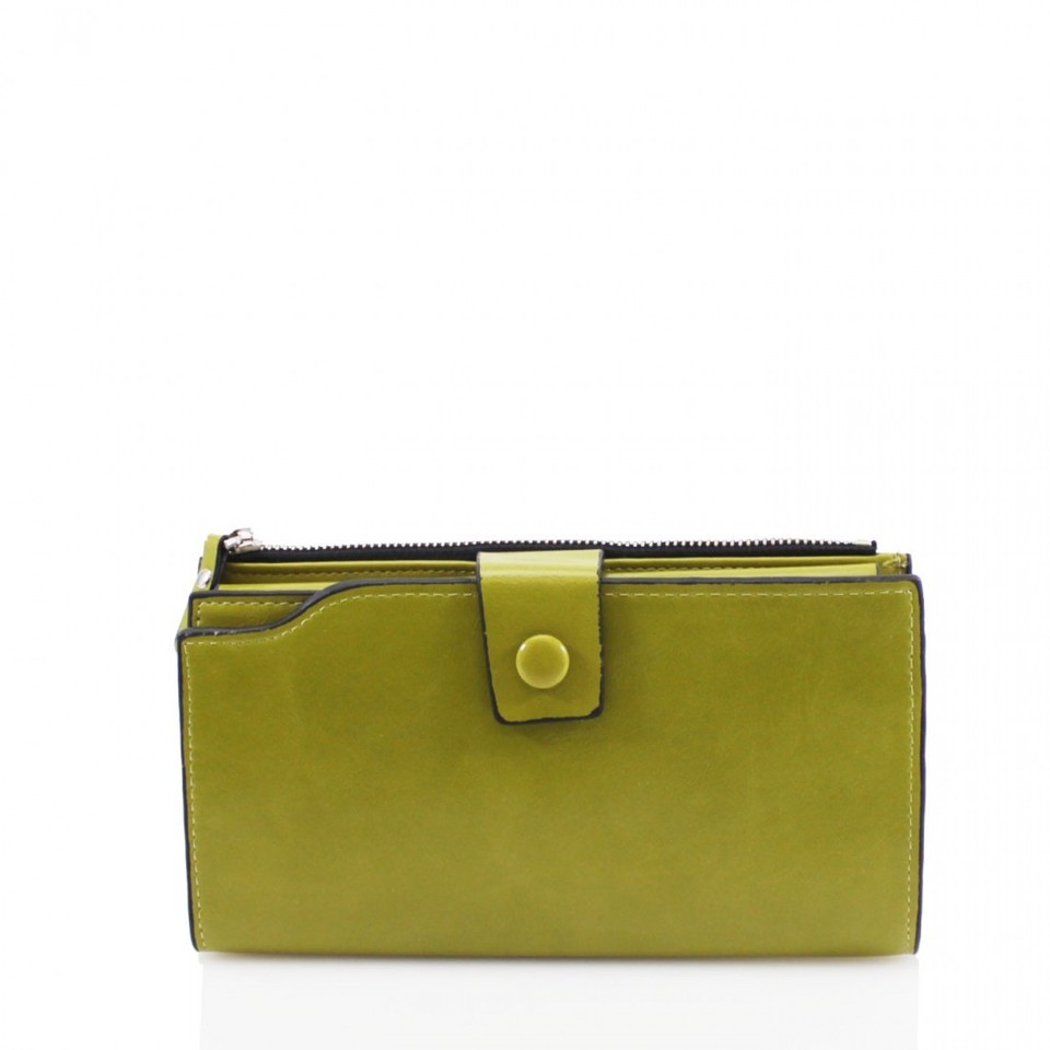 Ladies Girls 2023L Button Wristlet Purse Women Long Wallet Card Slot ...