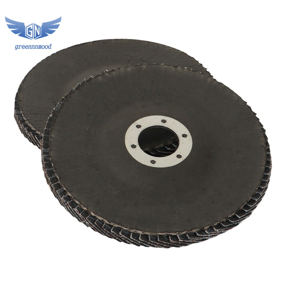 10Pcs 5" Premium Zirconia Flap Disc 40Grit Wheel Angle Grinder Sanding ...