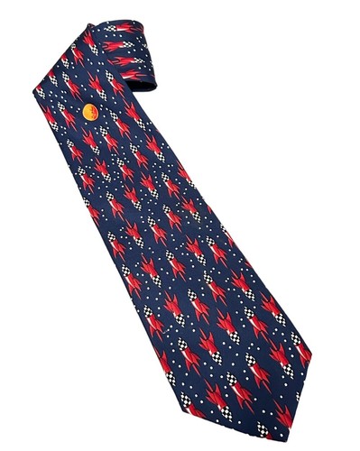 Vintage St Michael Marks & Spencer M&S Neck Tie Rocket Ship Moon Space ...