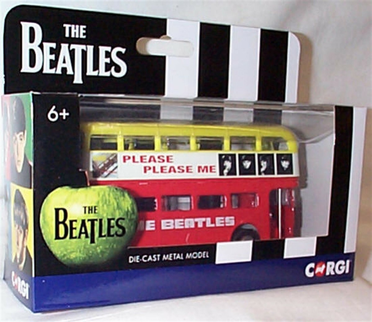 Beatles Die Cast THE BEATLES COLLECTORS EDITION DIE CAST BUS IN ALBUM