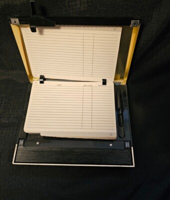 Vintage Park Sherman Mid CENTURY Modern Phone Index Telephone Address ...