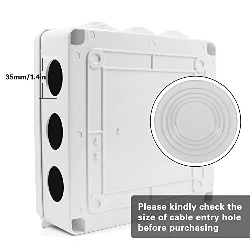 Abs Plastic Electrical Junction Box Ip65 Waterproof Universal Outlet ...