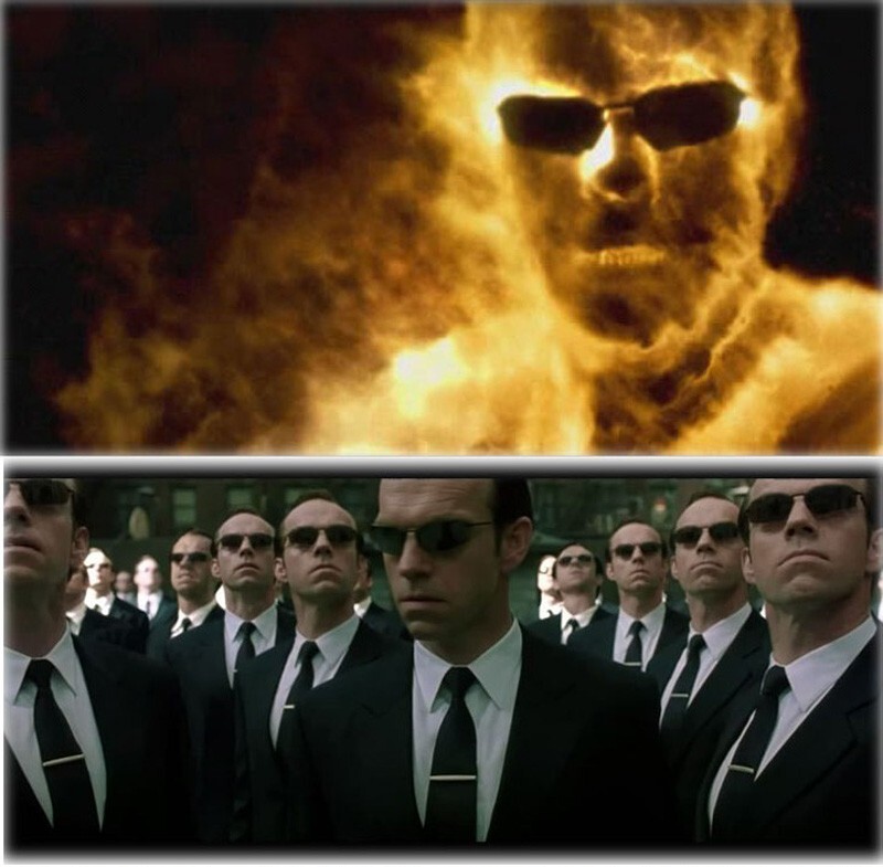 Matrix Agent Smith Style Sunglasses Men Polarized Eyewear Steampunk ...