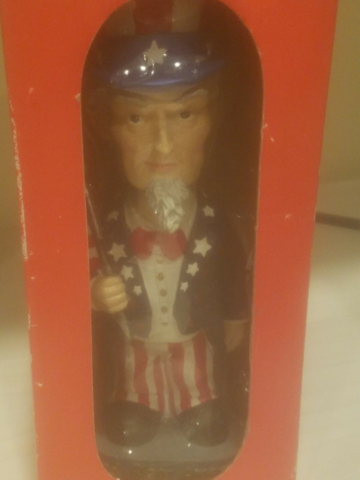 uncle sam usa united states bobblehead bobble wobble doll figure ...
