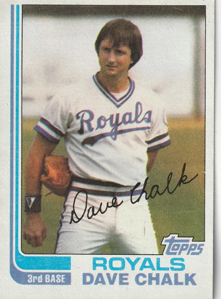 FREE SHIPPING-MINT-1982 Topps Dave Chalk . Kansas City Royals #462 ...