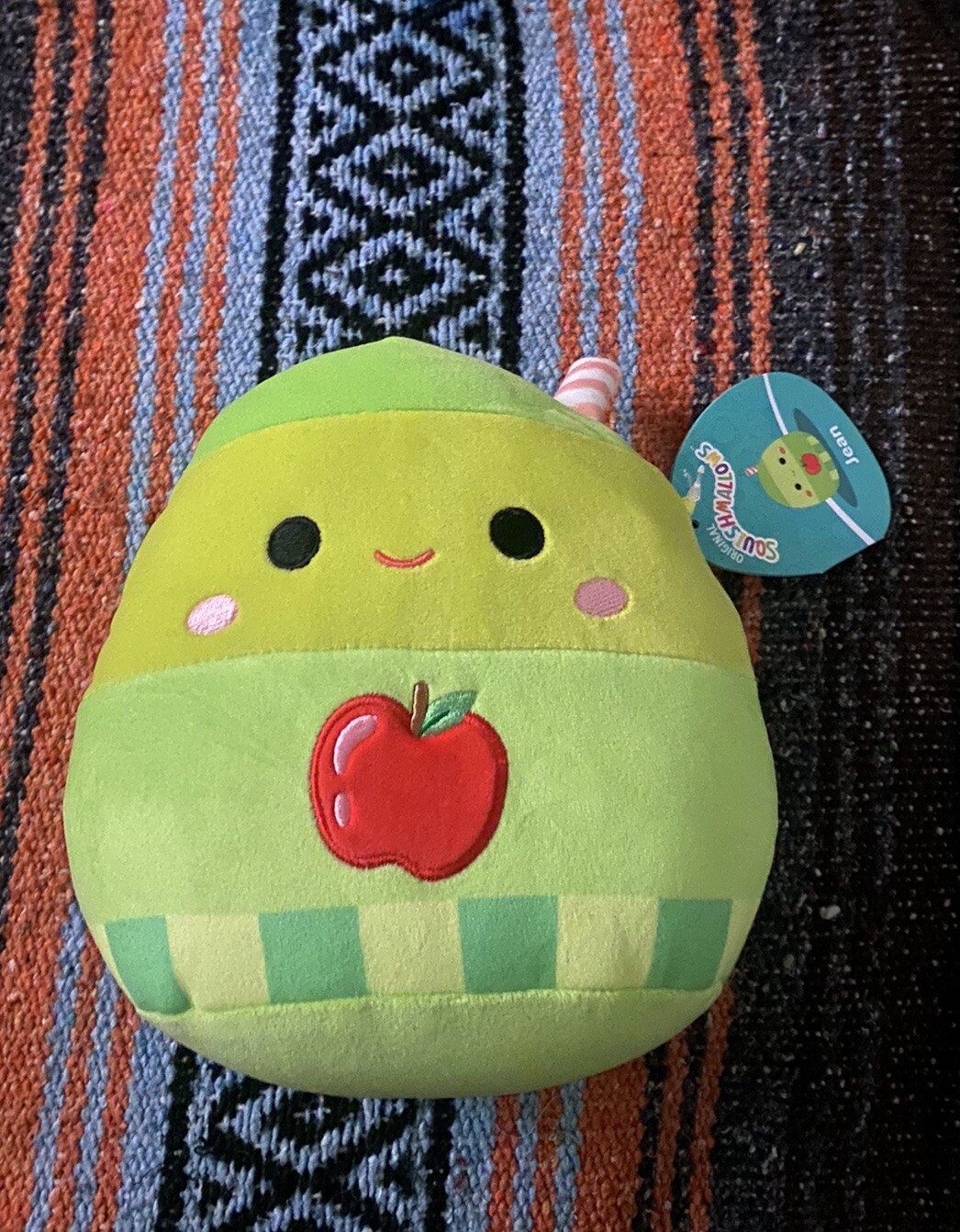 NEW! Jean the Apple Juice Box Squishmallow 8” With Tags Green FREE ...