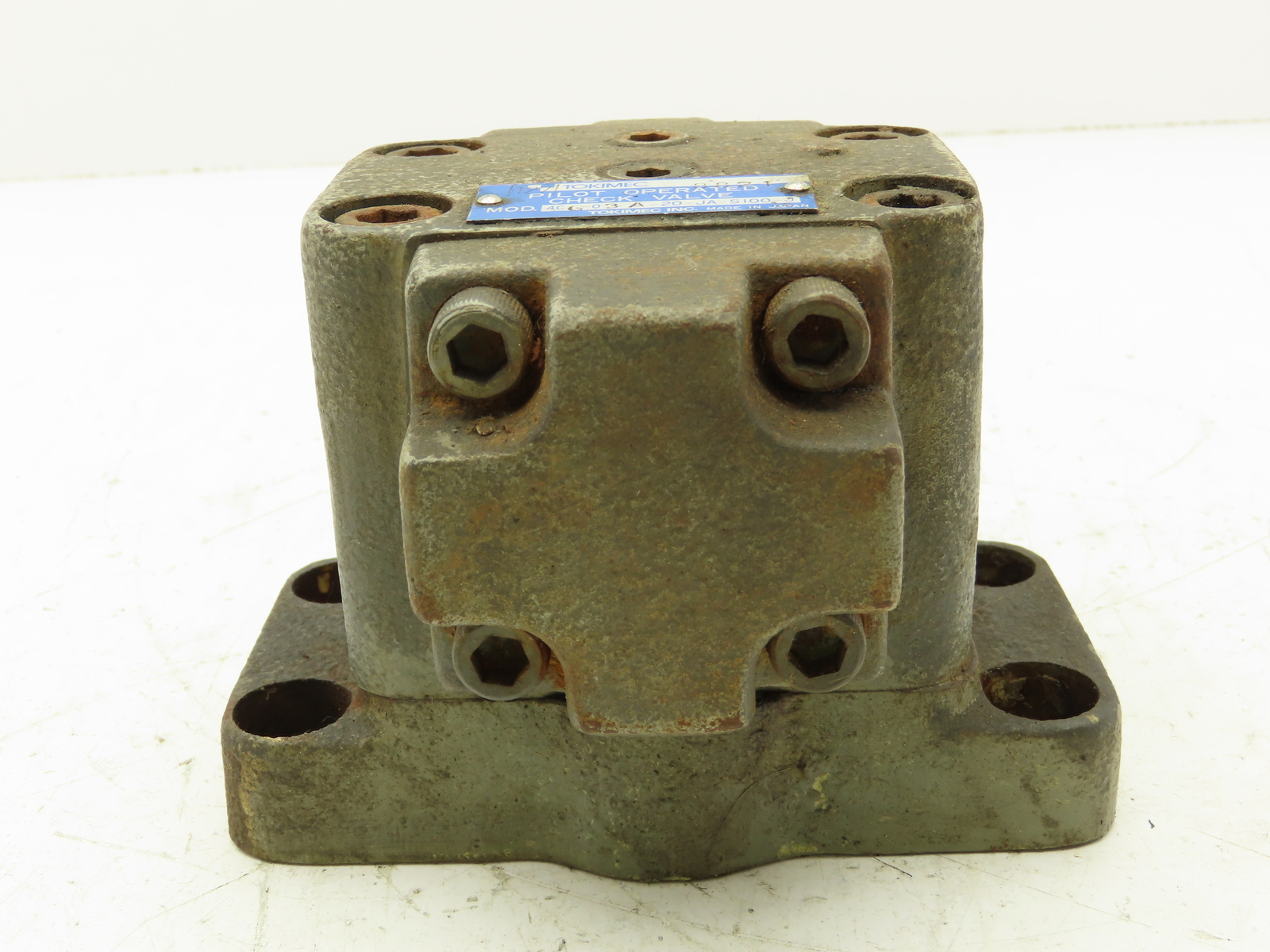 Tokimec 4CG-03-A-20-JA-S100-J Pilot Operated Hydraulic Check Valve 3/8 ...