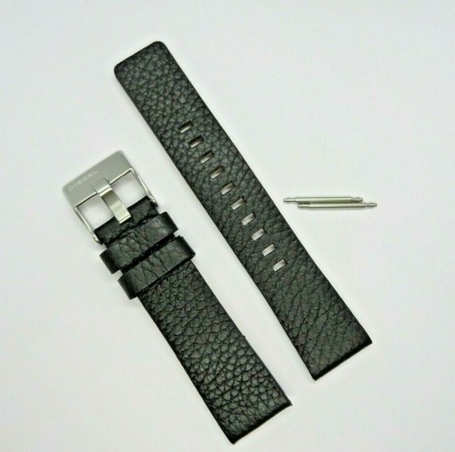 DIESEL Original Replacement Leather Strap DZ1739 Watch Strap Black 22 ...