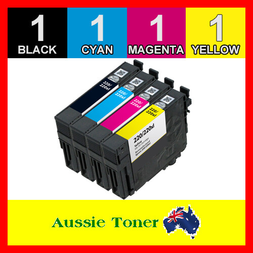 4x Ink Cartridges 220XL for Epson Workforce WF-2750 WF-2760 WF-2630 WF ...