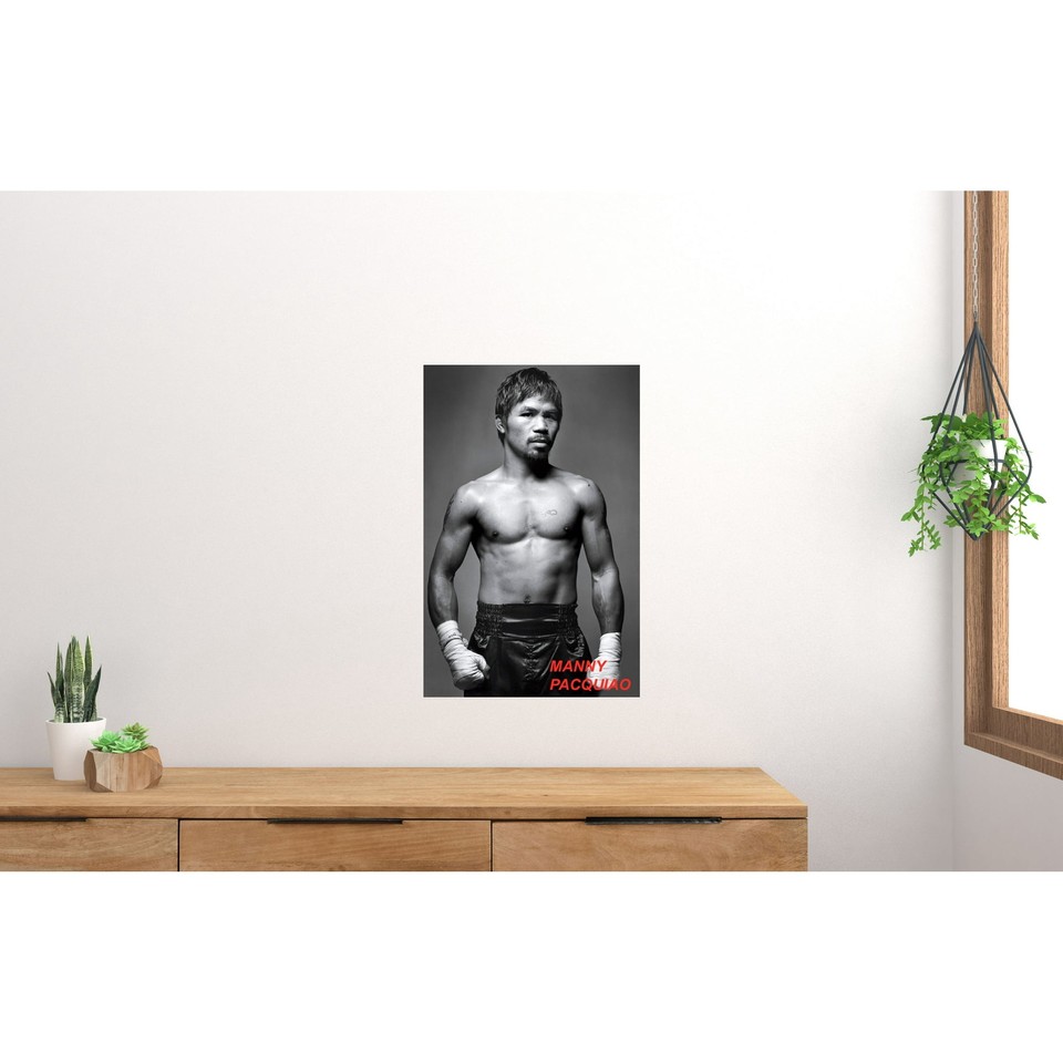 Manny Pacquiao Poster 24Inx36In Fighter Art Poster 24x36 Multi-Color ...