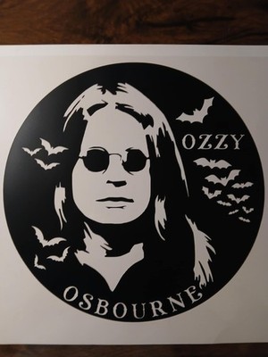 OZZY OSBOURNE BLACK VINYL WINDOW DECAL | eBay
