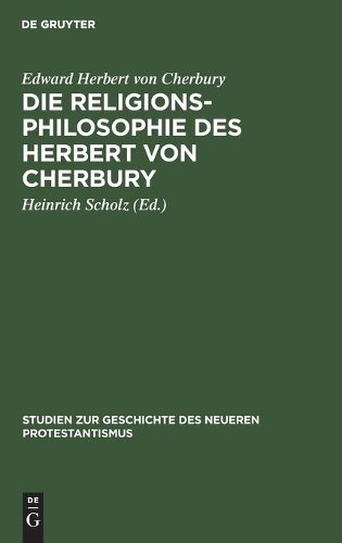 Edward Herbert Vo Die Religionsphilosophie Des Herbert Vo (Hardback ...