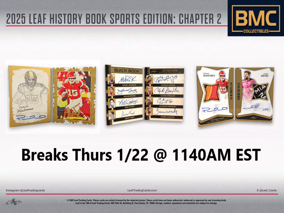 Larry Allen 2025 Leaf History Book Chapter 2 Multi-Sport Case Break #12 ...