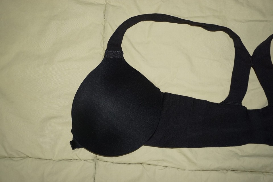 Spanx Bra-llelujah! RN 112121 Front Closure Full Coverage Black Bra ...