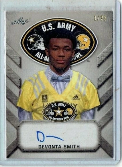 factory store online wholesale 2017 Leaf Army 1/1 Devonta Smith rookie ...