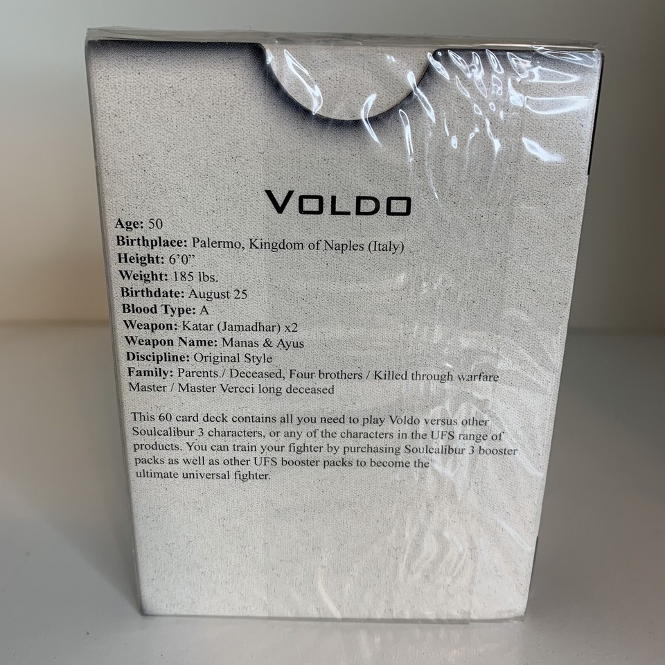 UFS TCG SoulCalibur III Starter Deck NIGHTMARE Universal Fighting ...