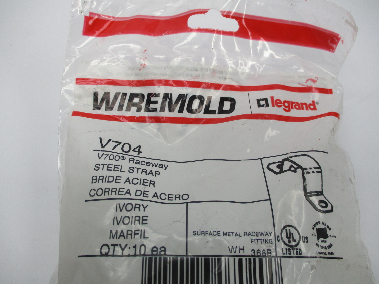 WIREMOLD V704 STEEL STRAP PKG OF 10 NSMP for sale online | eBay