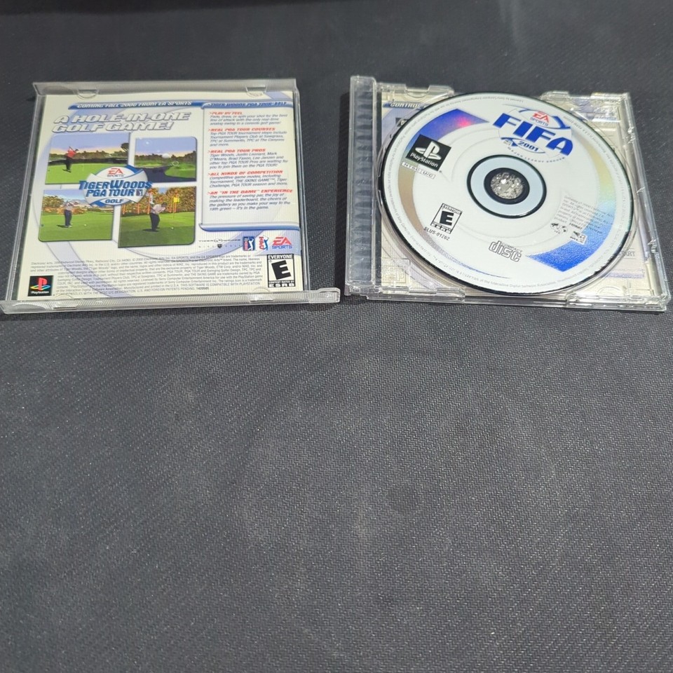 FIFA 2001 Playstation one.( PS1 ) CIB Case Manual Reg Card Tested See ...