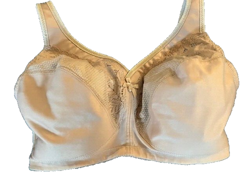 Glamorise Magic Lift Full Figure Wireless Support Beige Nude Bra 36G ...