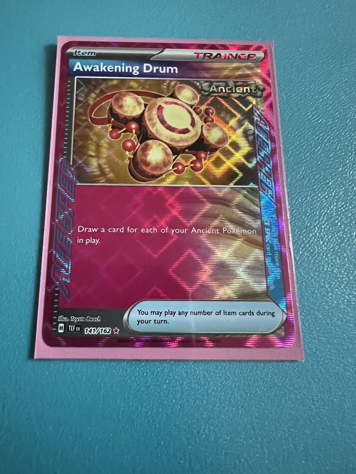 Awakening Drum 141/162 - Temporal Forces - Pokemon TCG - ACE SPEC Rare ...