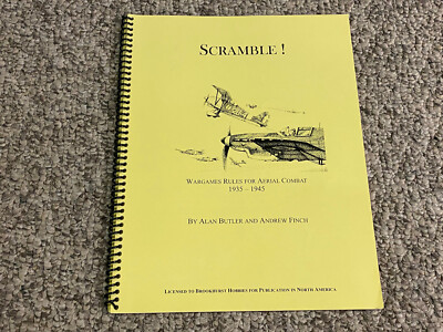 Scramble! Wargames Rules for Aerial Combat - A & A Game Engineering ...