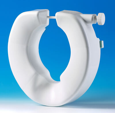 Unifix Raised Toilet Seat Contoured with Cut Out | eBay UK