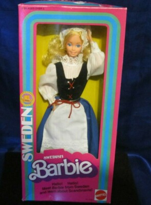 Vintage 1982 ~ Mattel ~ Swedish Barbie ~ #4032 ~ Dolls of the World ...