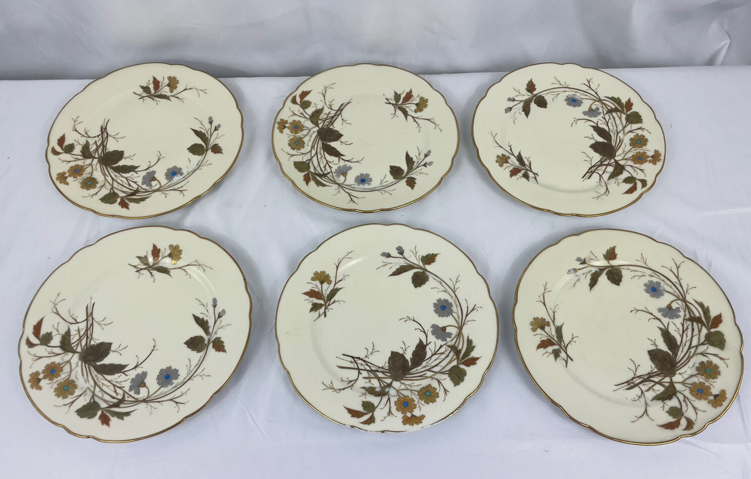 Pirkenhammer Czech Decorative Salad Plates Set 12 Tyndall Mitchell ...