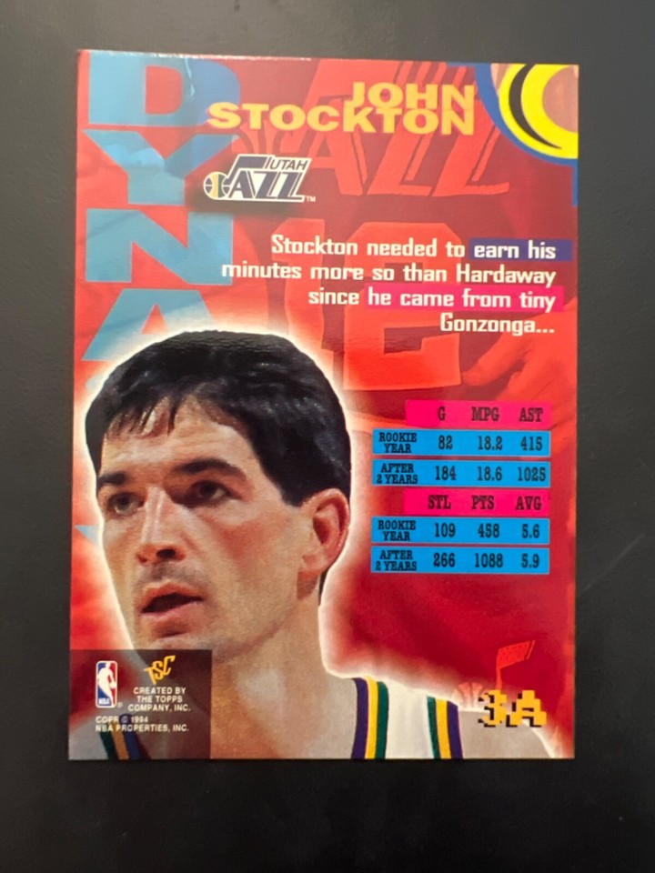 1994-95 Topps Stadium Club - Dynasty and Destiny #3A John Stockton | eBay