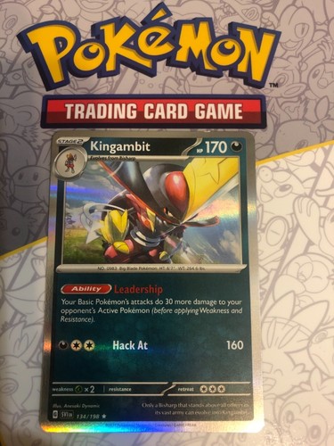 Kingambit - 134/198 - Holo Rare - Scarlet & Violet SV1 - NM/M - Pokemon ...