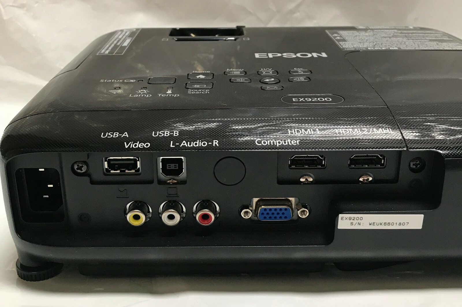 Epson EX9200 Pro Wireless WUXGA 3LCD Projector - ONLY WIRELESS ...