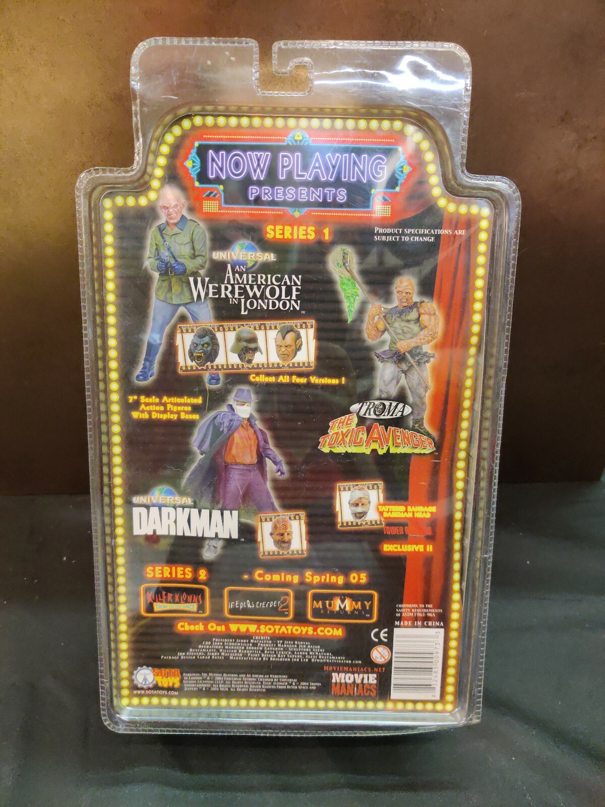 NEW MINT! SOTA TOYS DARKMAN 7" FIGURE Movie Maniacs 2004 DR PEYTON ...