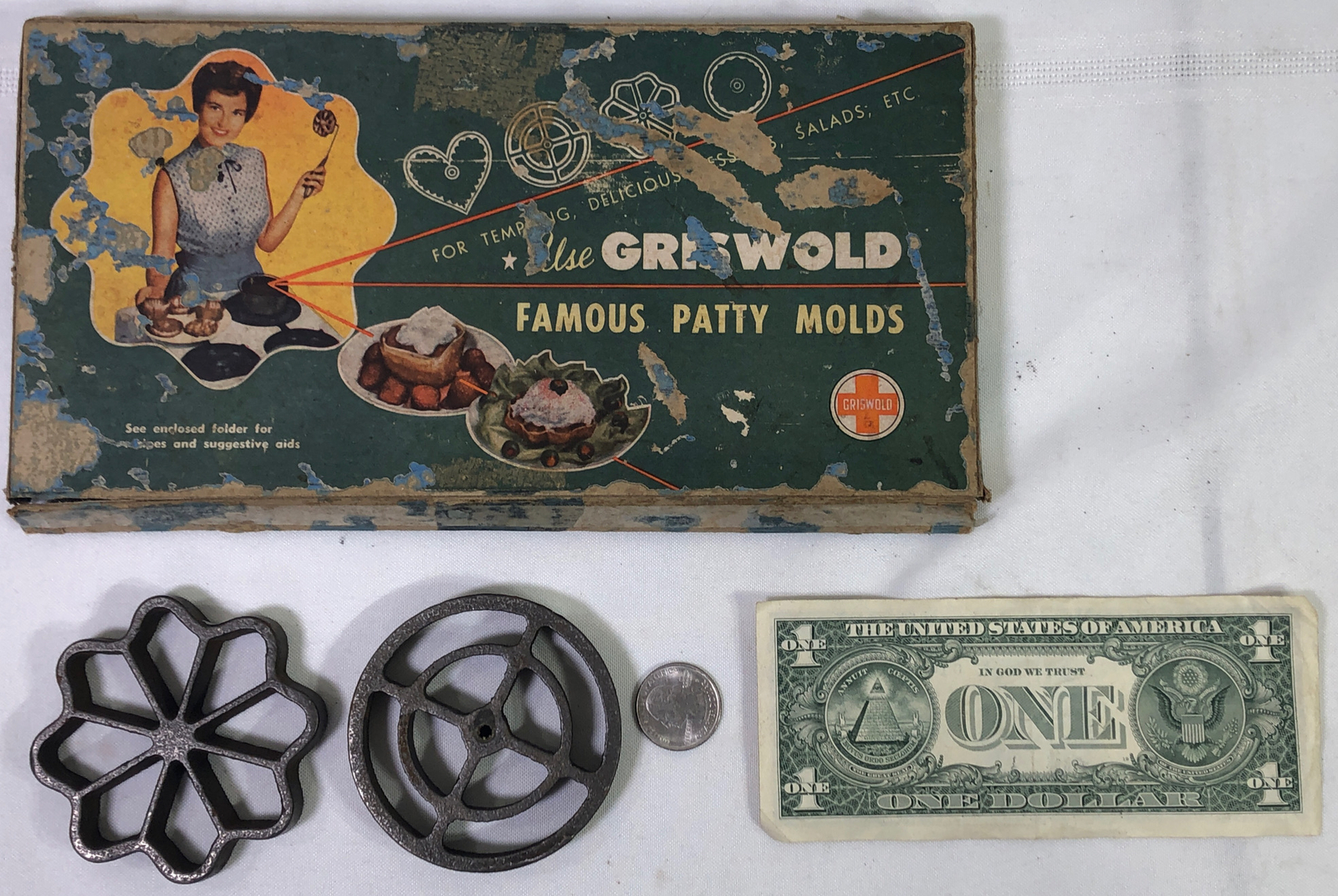 Griswold Cast Iron Patty Molds | eBay