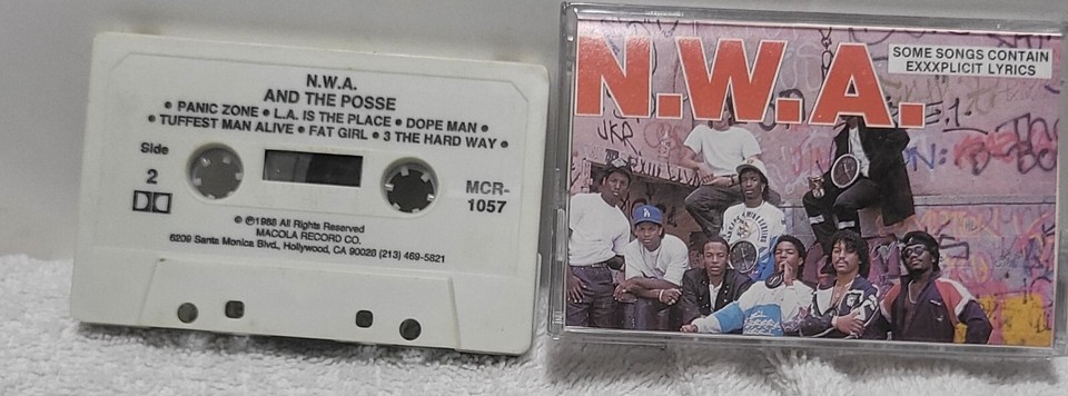 NWA And The Posse 1987 Cassette Tape Hip-Hop Rap - Easy E original 1st ...