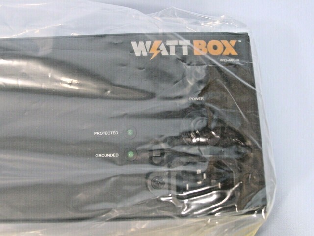 WattBox Wb-400-8 8 Outlet Rack Mountable Power Strip O/p 1440w for sale ...