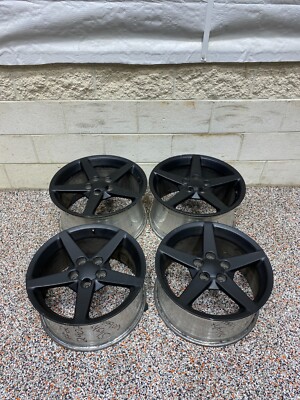 2007 Corvette C6 OEM Wheels Rims Set of 4 | 5x120 | 18x8.5+56 19x10+79 ...